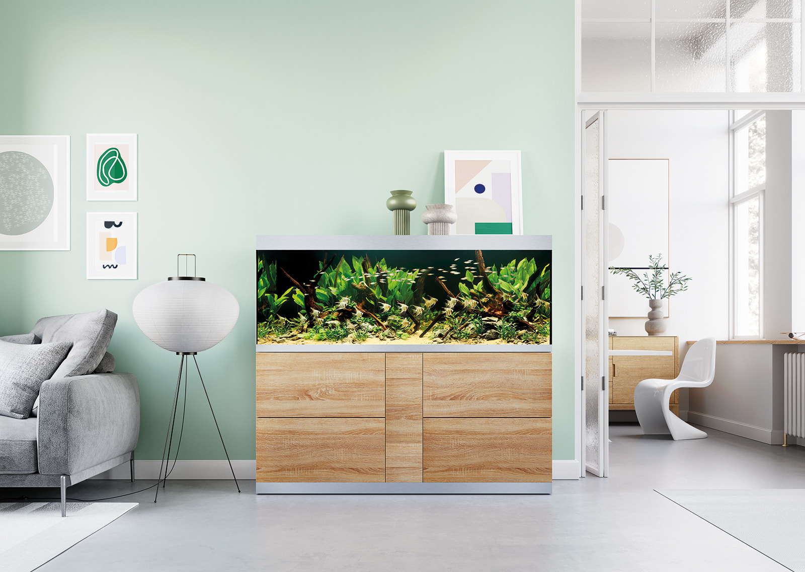 Oase - HighLine optiwhite - 600 - Anthracite | Aquasabi - Aquascaping Shop