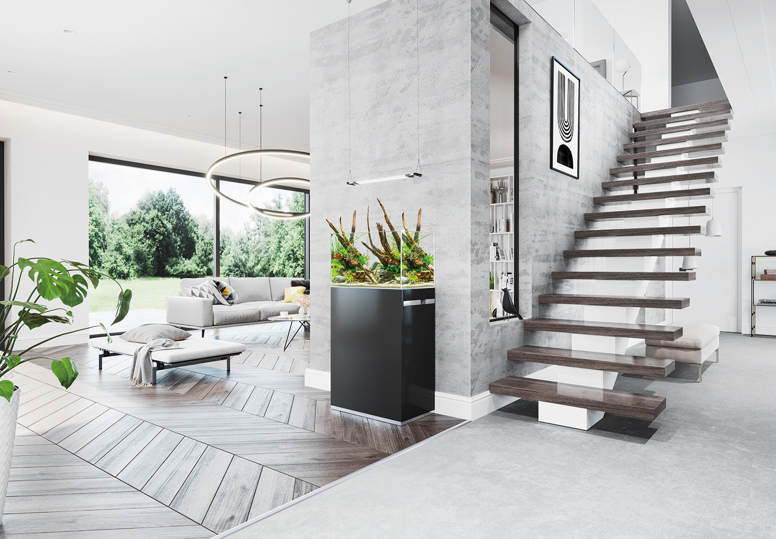 Oase - ScaperLine Aquarium Combination - 60 - Black | Aquasabi ...