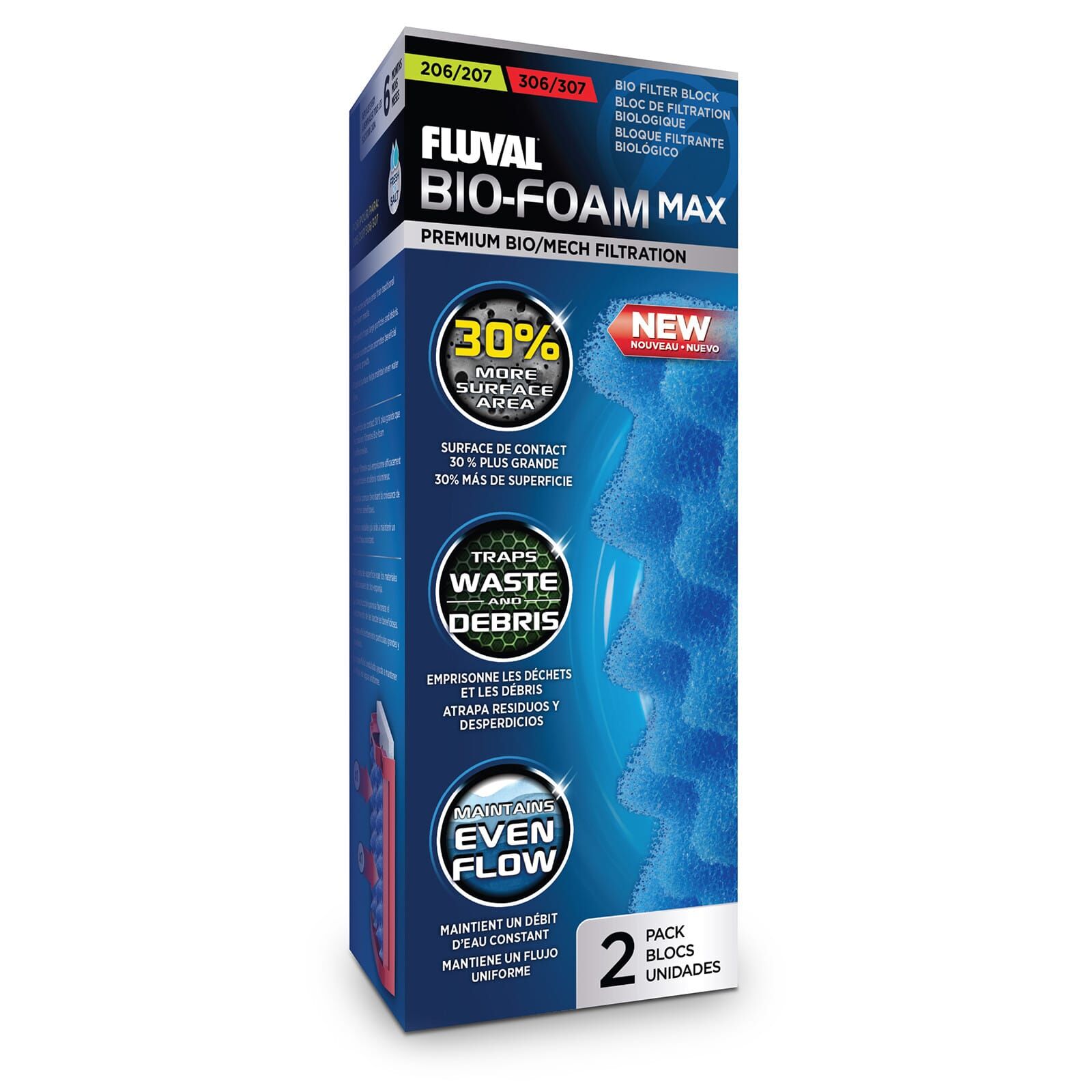 Fluval - Bio-Foam MAX - 07-Serie | Aquasabi - Aquascaping Shop