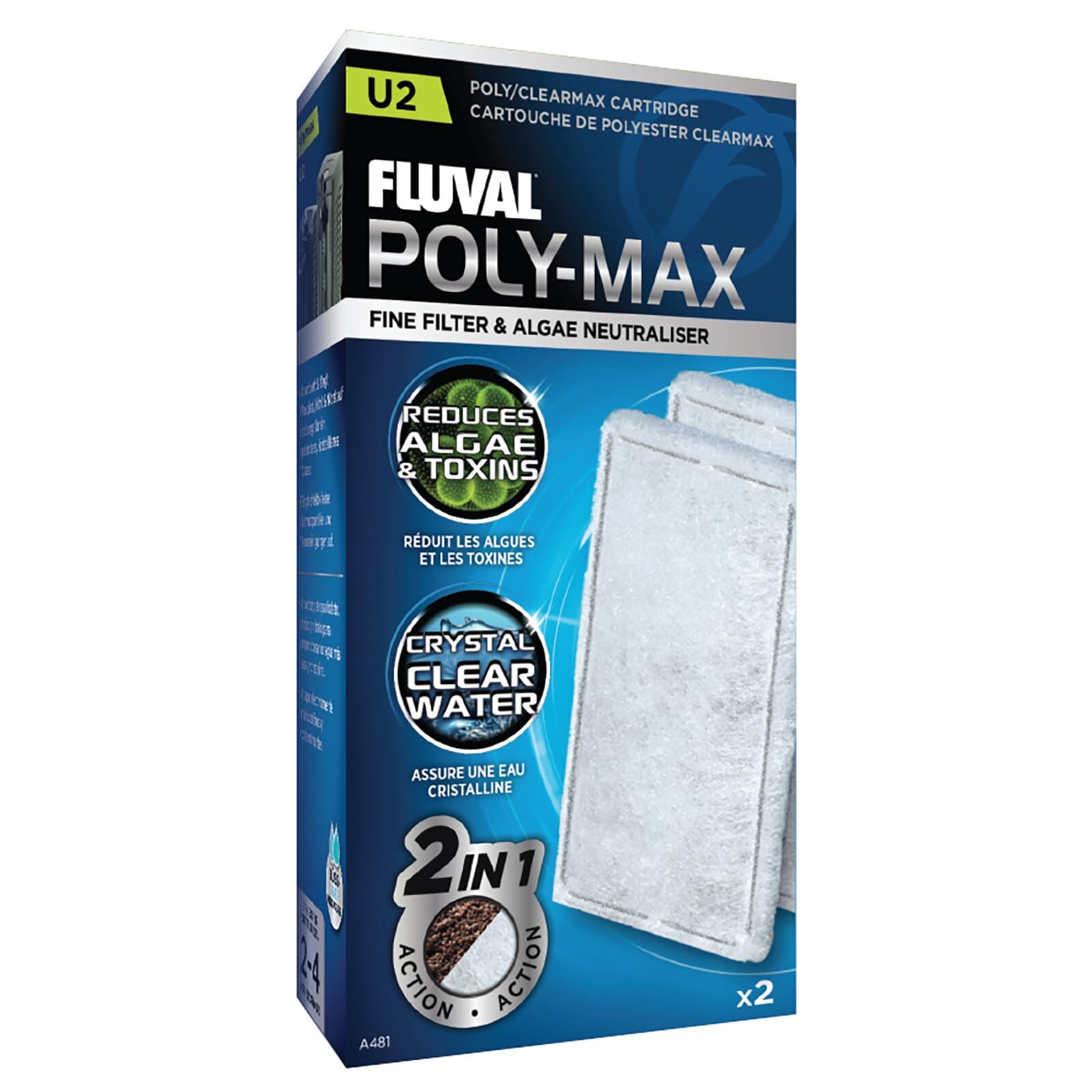 Fluval - Poly-Max - U-Serie - U2 | Aquasabi - Aquascaping Shop