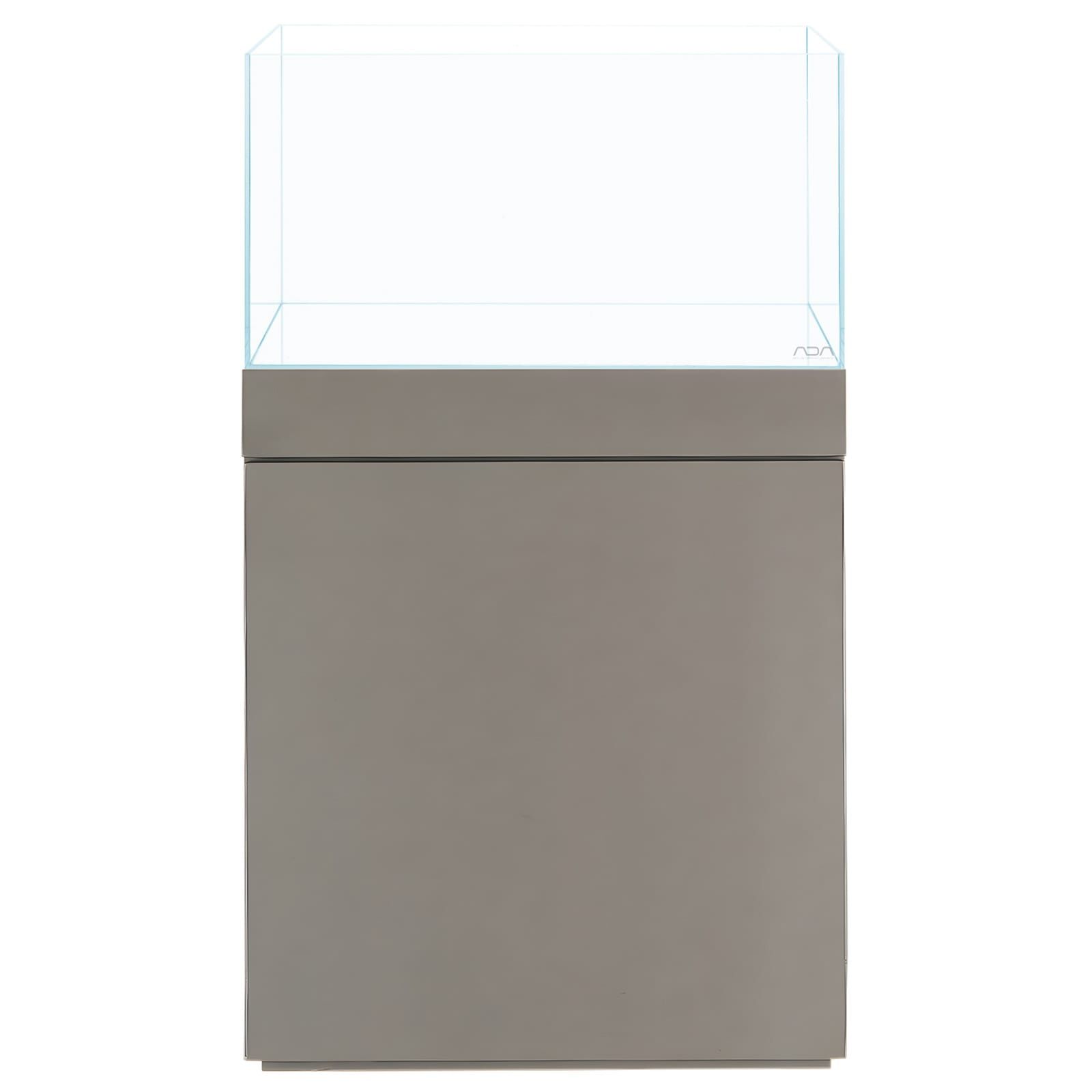 ADA - Aquarium Combination - Wood Cabinet Gun Metallic Silver & Cube ...