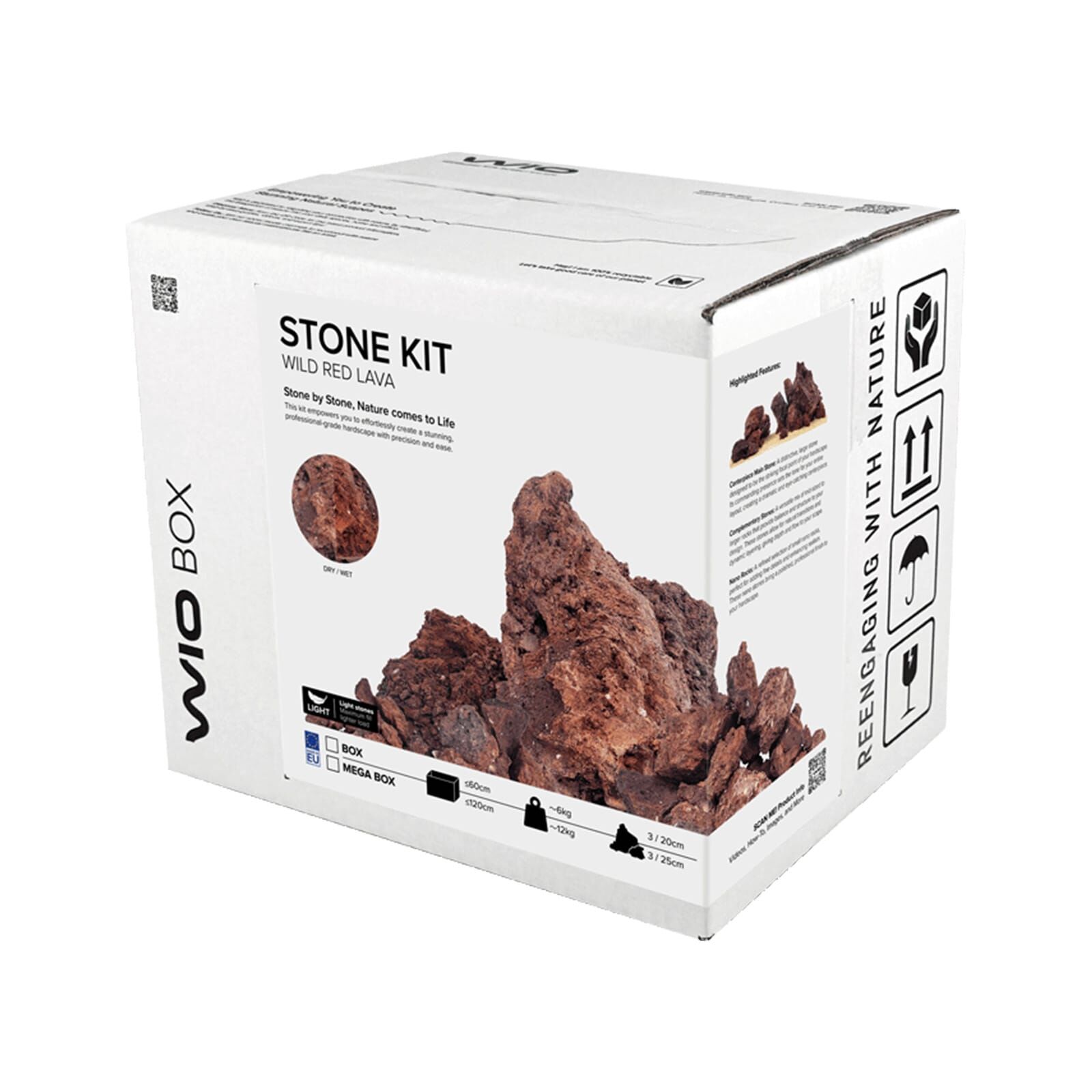 WIO - Stone Sets - Wild Red Lava Stone - Set 60 cm | Aquasabi ...