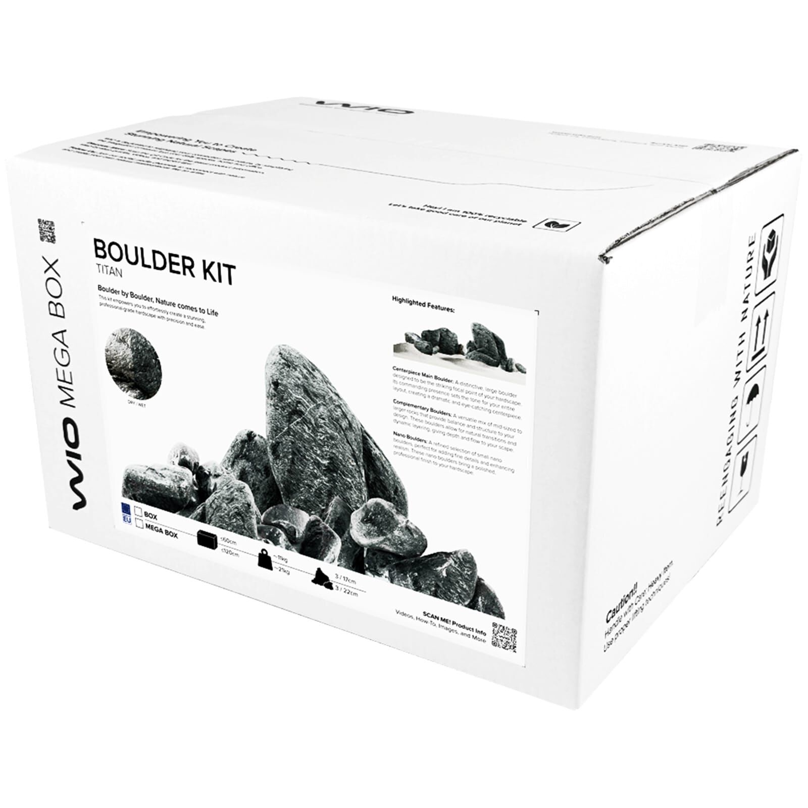 WIO - Stone Sets - Titan Boulder - Set 60 cm | Aquasabi - Aquascaping Shop