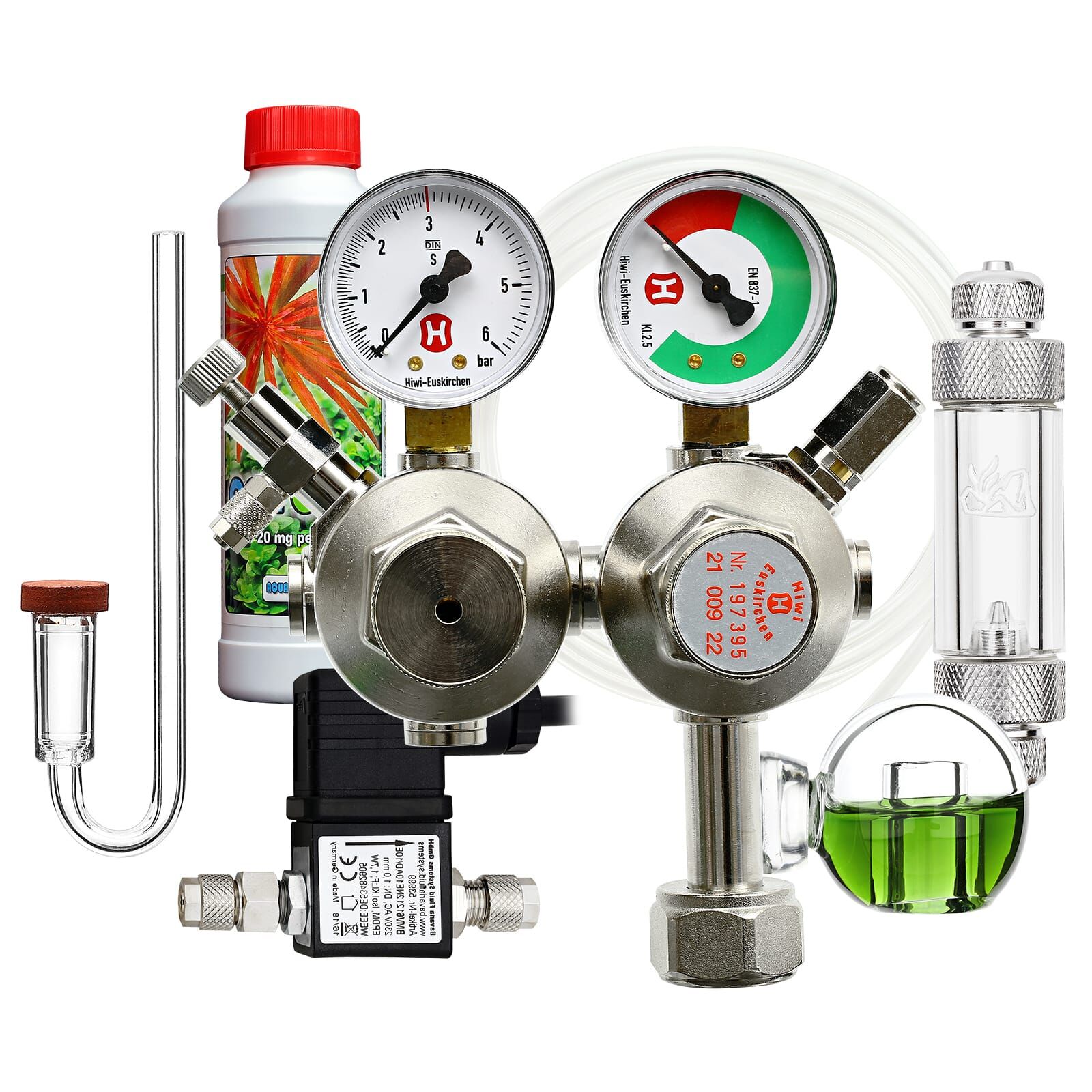 CO2 Set Advanced - Double Stage - up to 100 l | Aquasabi - Aquascaping Shop