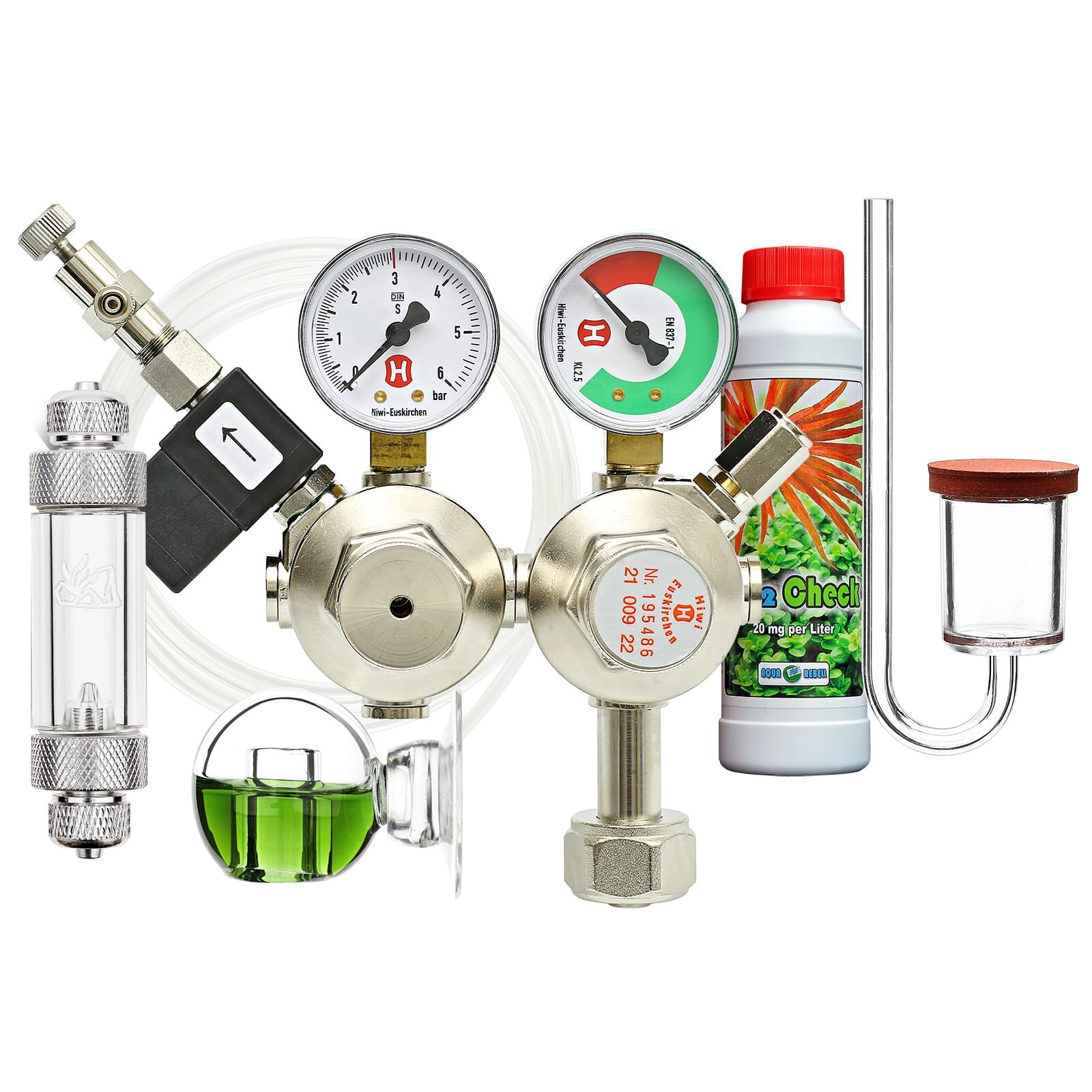 CO2 Set Advanced - Compact - Double Stage - up to 350 l | Aquasabi ...