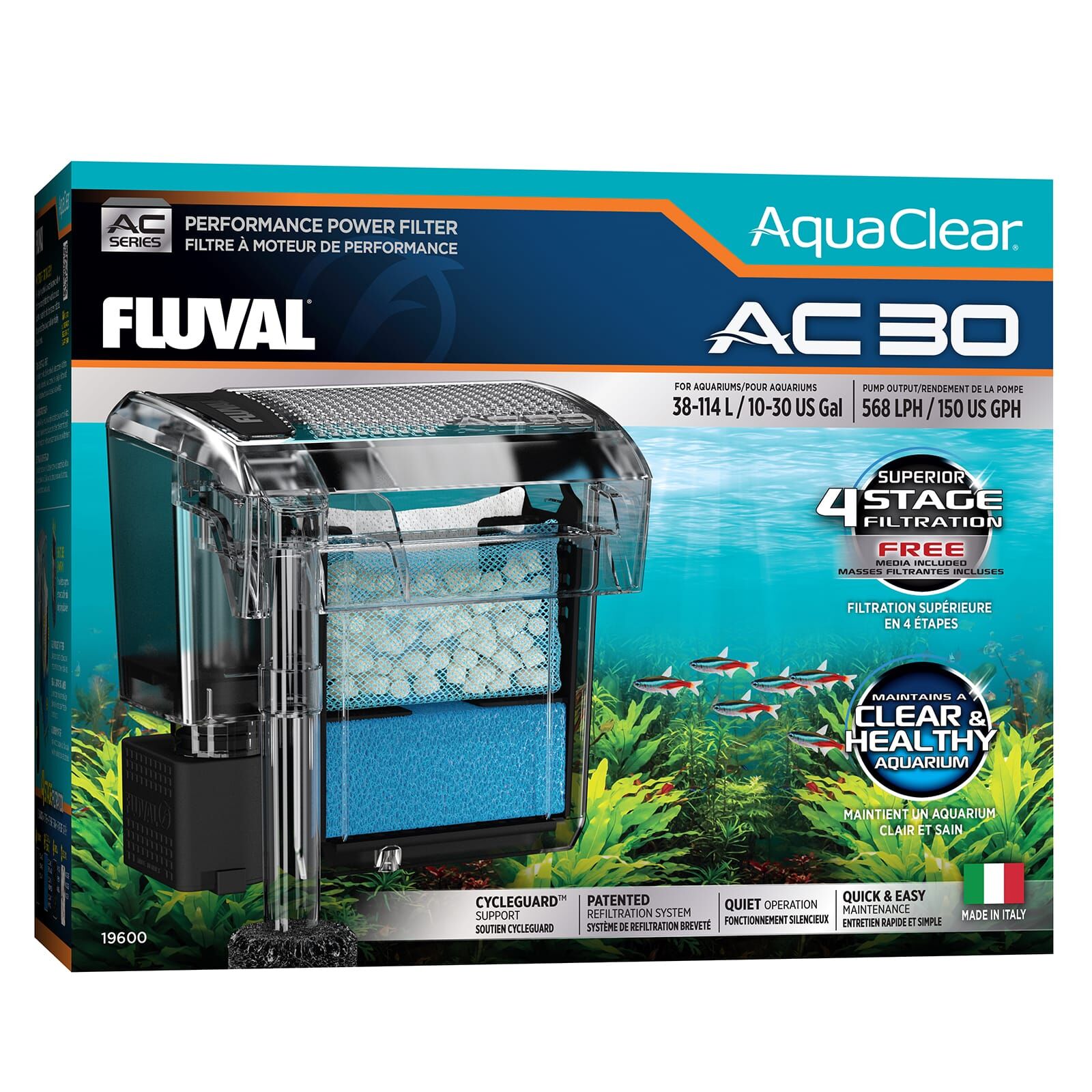 Fluval - AquaClear - High-performance filter - AC30 | Aquasabi ...
